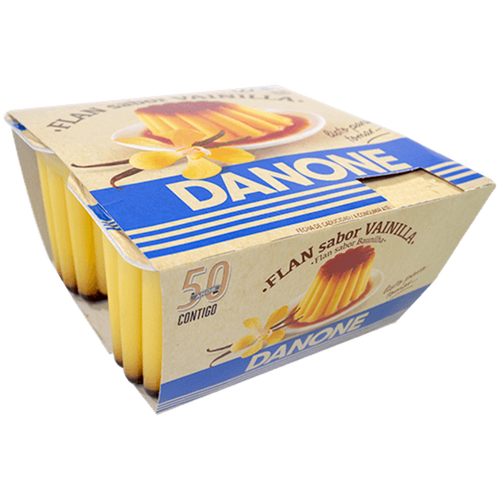 Comprar Flan de vainilla Danone danet paq. 4 u. de 100 g en bonÀrea ...
