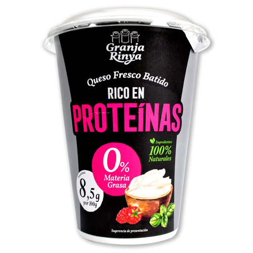 Comprar Queso fresco batido Granja Rinya 0% con proteÍnas en bonÀrea ...
