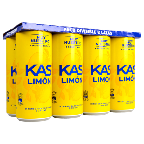 Comprar Kas limón paq. de 8 latas en bonÀrea online | Directo del campo